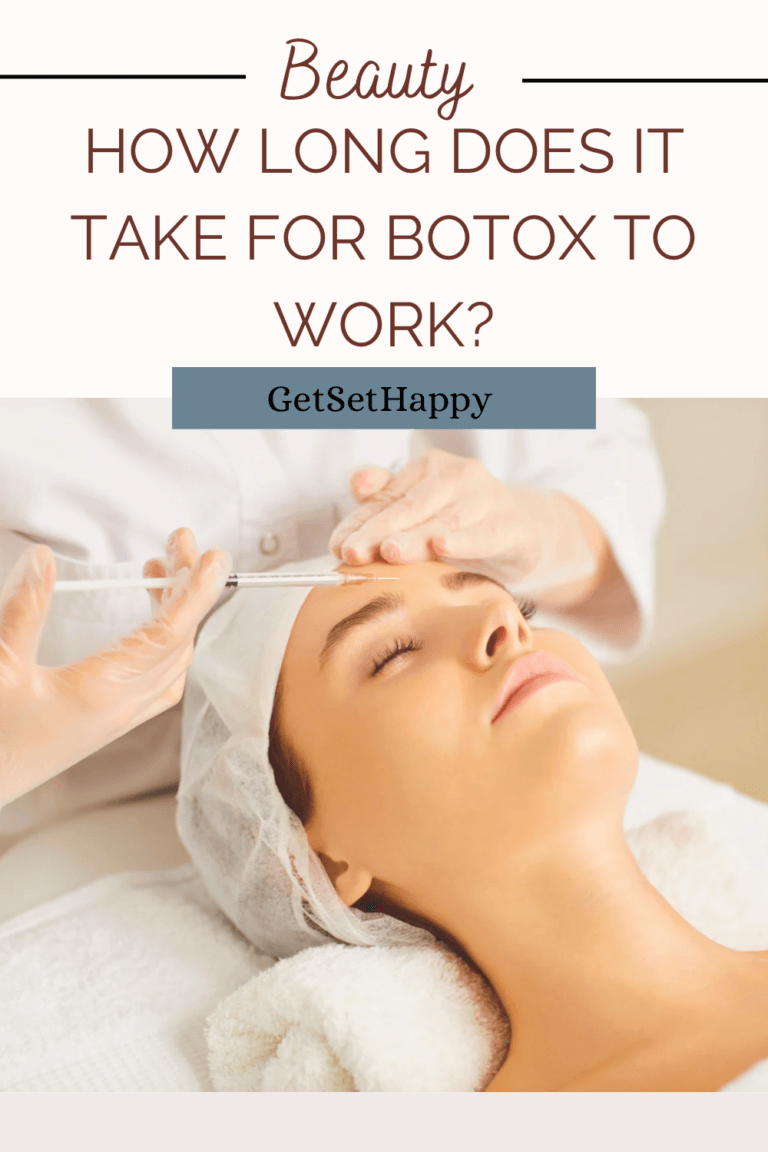 How Long Does It Take for Botox to Work? | GetSetHappy