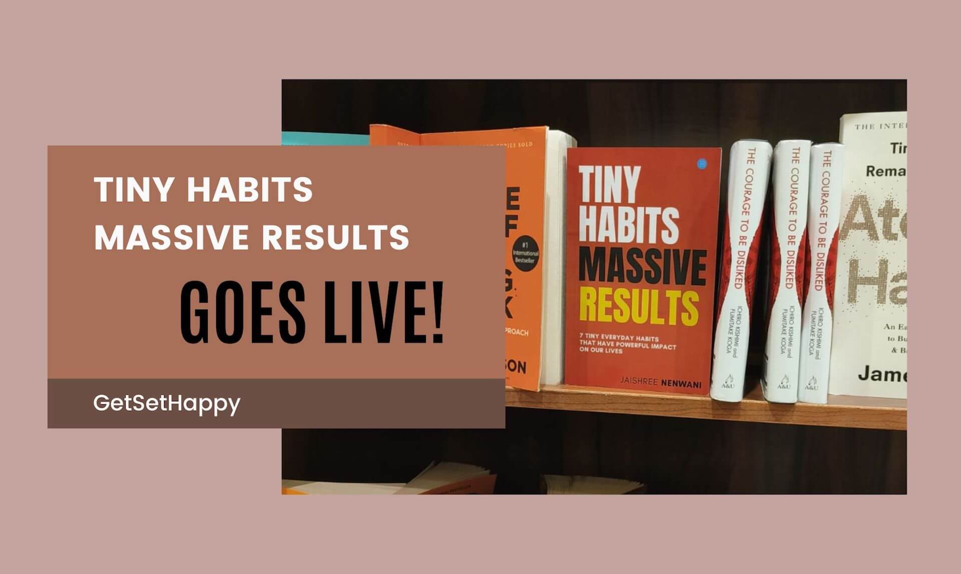 Tiny Habits Massive Results - Goes Live! | GetSetHappy